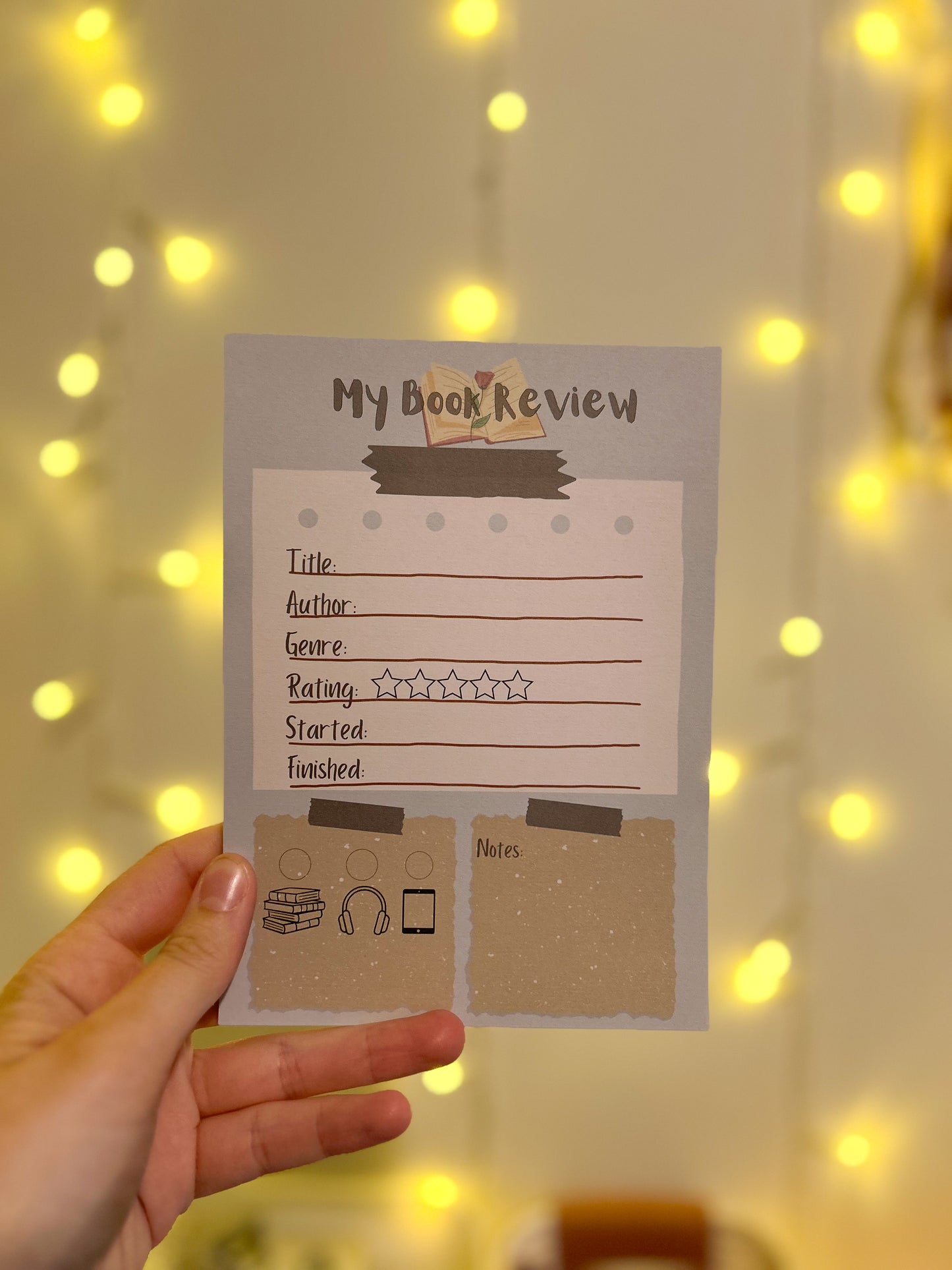 Book Review Notepad – The Cozy Book Box